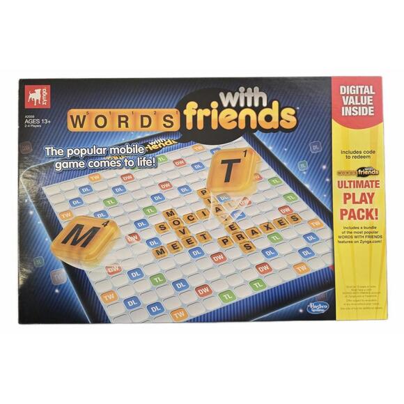 Hasbro | Games | Words With Friends Board Game | Poshmark